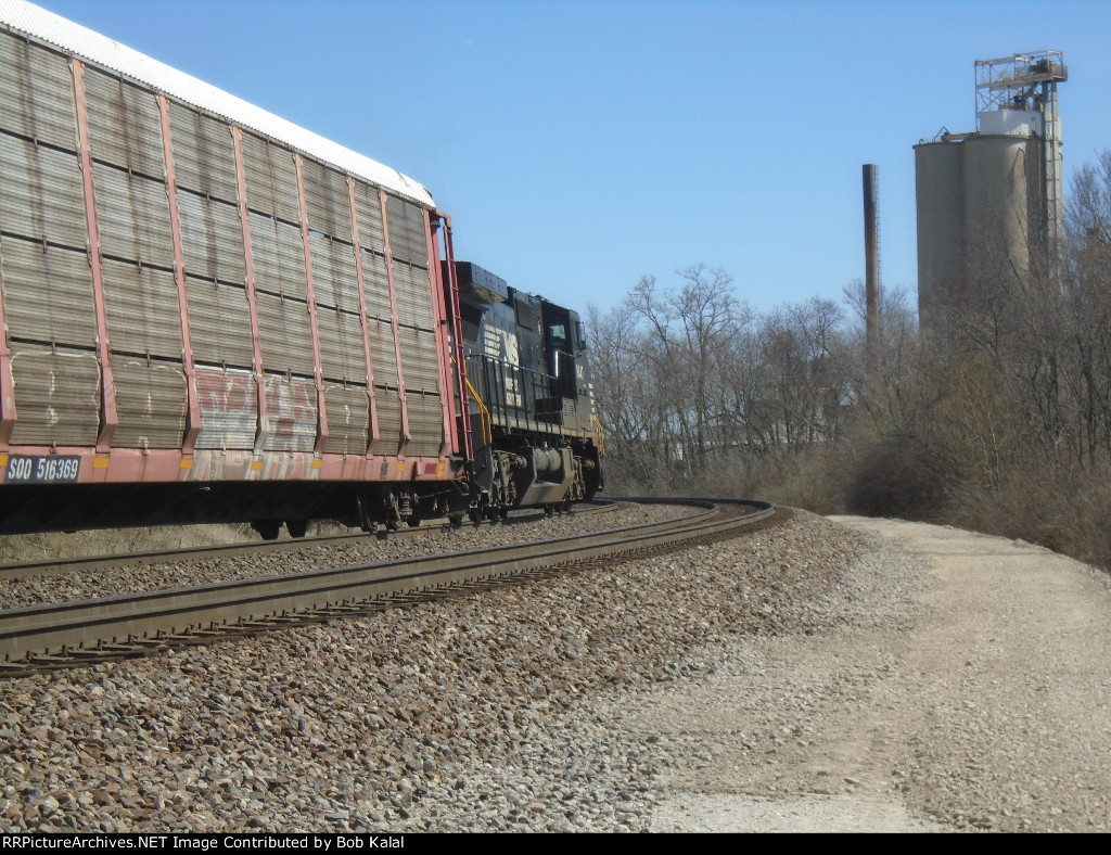 North Bound NS 8447 Double Stack Train